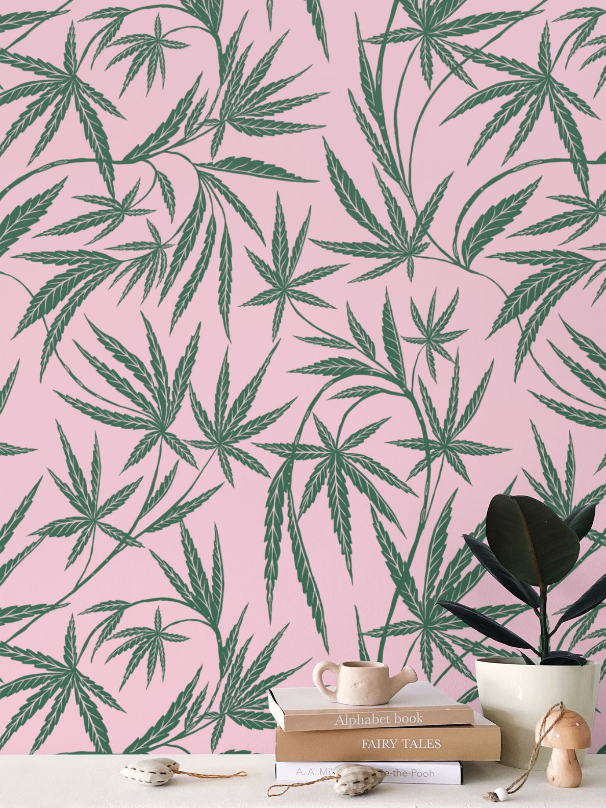 Cannabis Weed Wallpaper and Wallcoverings | Sean Martorana