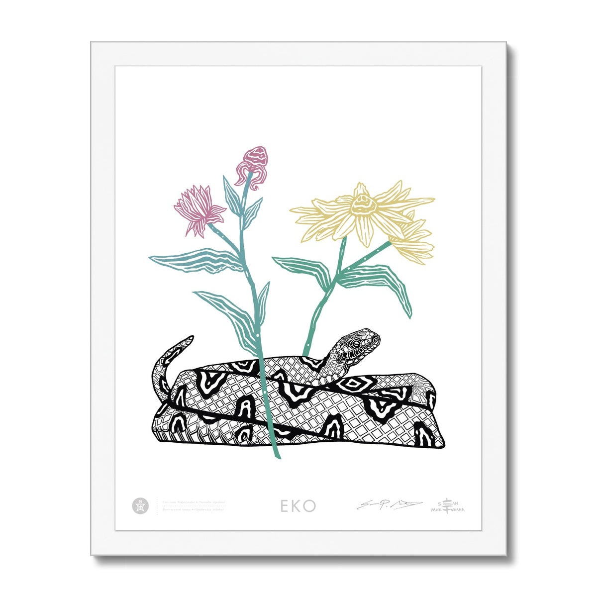 Framed Floral Wall Art Prints | Sean Martorana